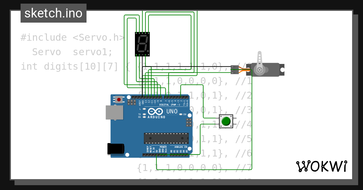 Seven Seg Wokwi Esp32 Stm32 Arduino Simulator 2294