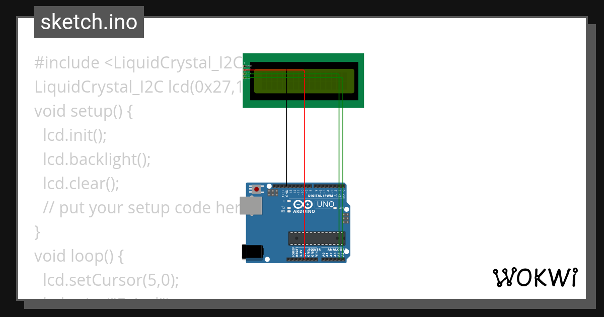LCD - Wokwi ESP32, STM32, Arduino Simulator