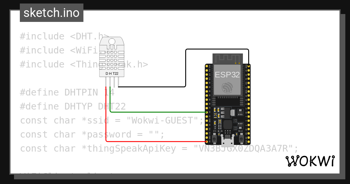 Dht To Cloud Wokwi Esp32 Stm32 Arduino Simulator
