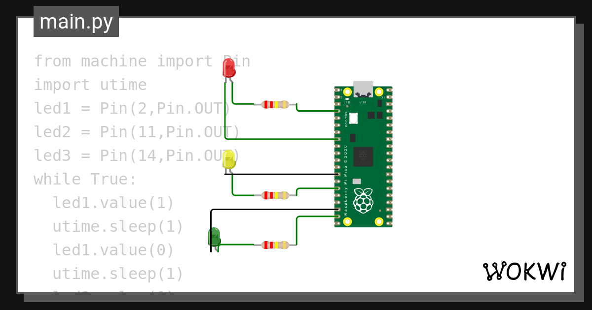 Led Loop Kmitl Wokwi Esp32 Stm32 Arduino Simulator
