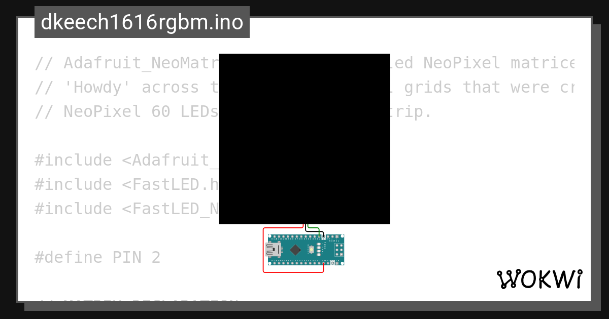 Matrixtest Copy Wokwi Esp32 Stm32 Arduino Simulator 