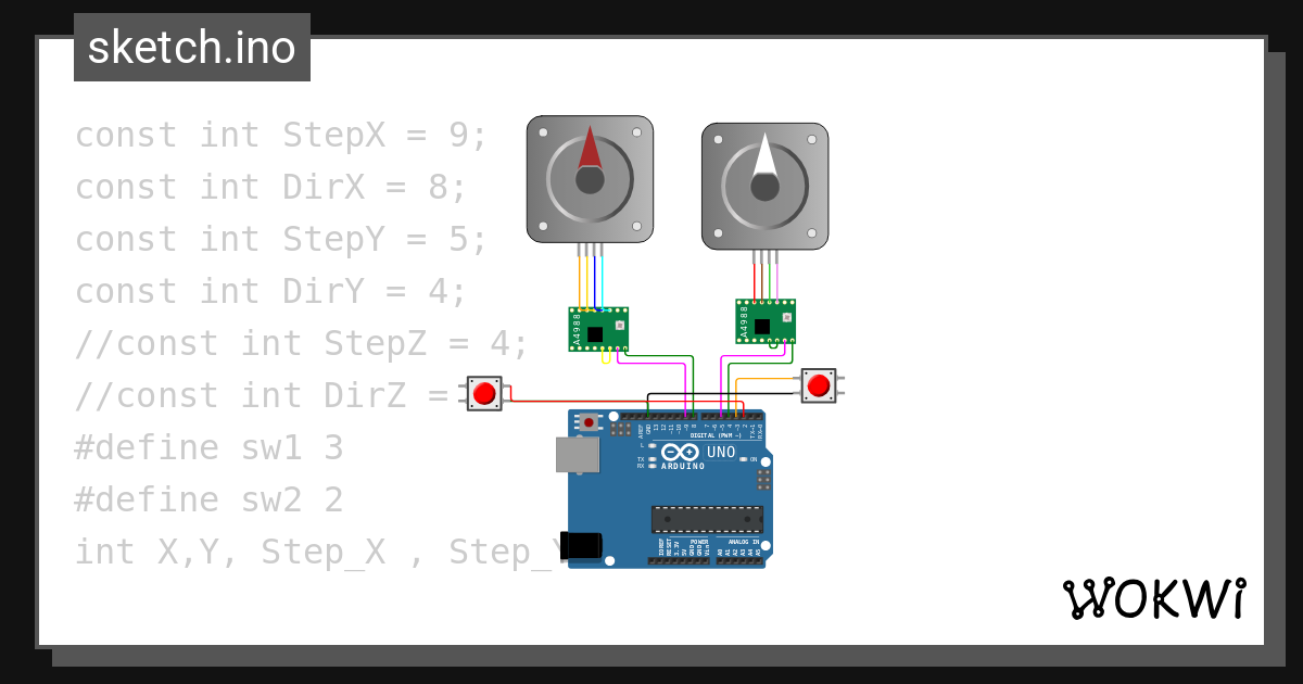 Moter Wokwi Esp32 Stm32 Arduino Simulator
