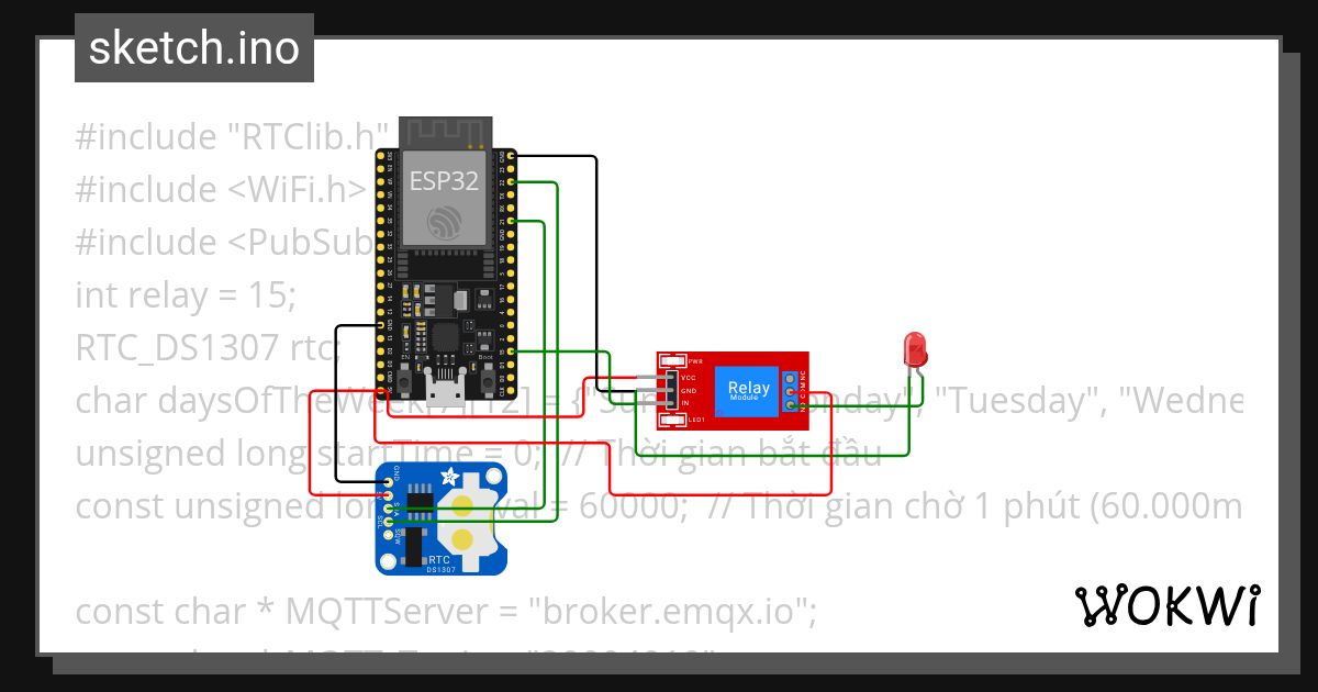 Tuoi Nuoc Wokwi Esp32 Stm32 Arduino Simulator 
