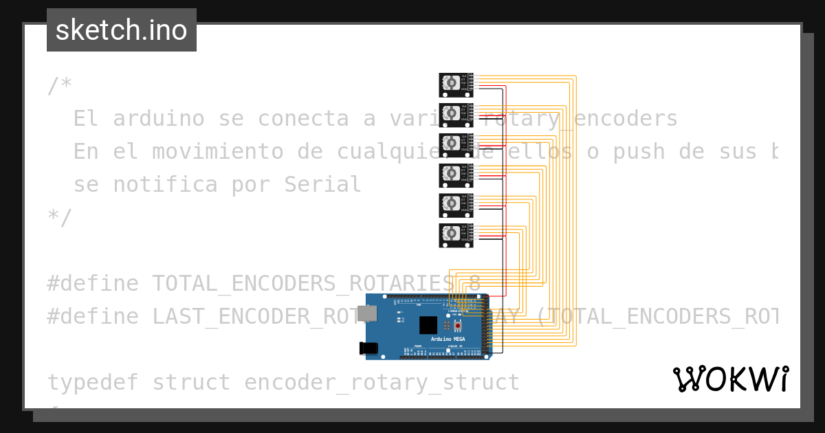 Wokwifs2020panelpcbrotaryencoders Wokwi Esp32 Stm32 Arduino