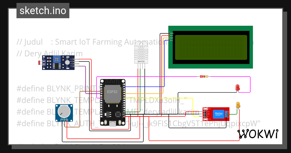 Project Sistem Embedded Dery Adlil Karim - Wokwi ESP32, STM32, Arduino Simulator