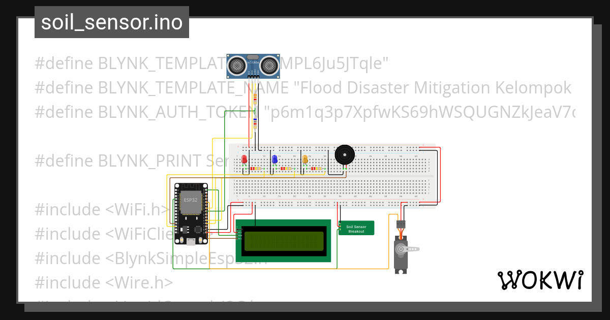 Floods Disaster Mitigation_Kelompok Dua - Wokwi ESP32, STM32, Arduino ...