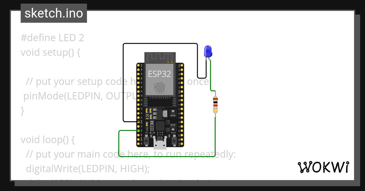 Esp Wokwi Esp32 Stm32 Arduino Simulator