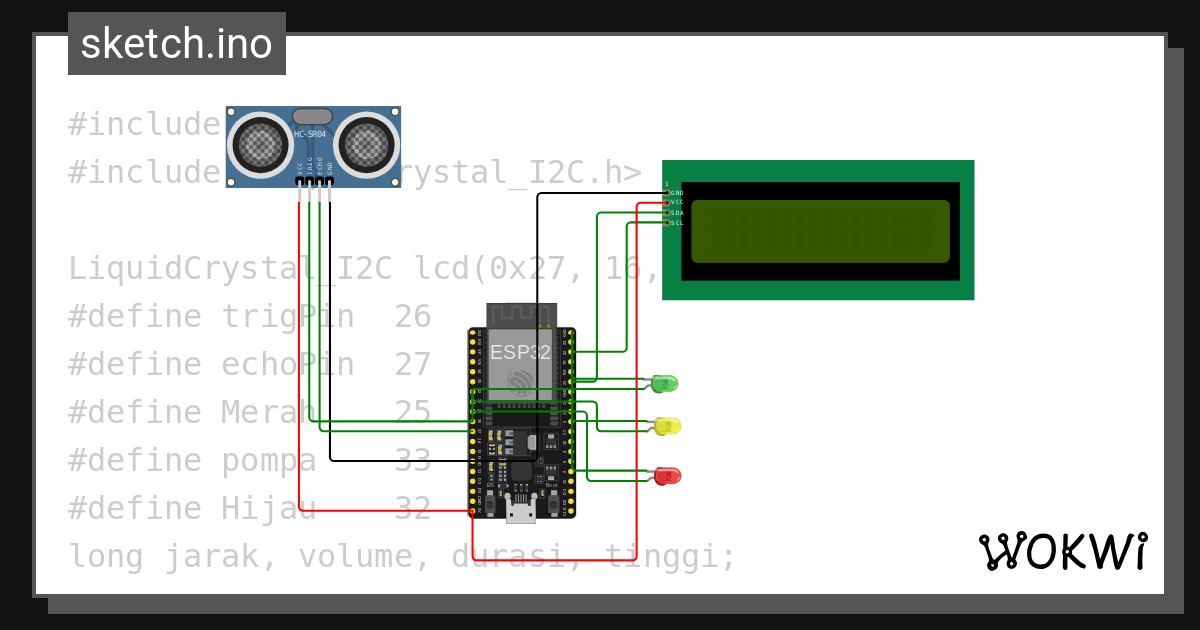 Penggaris Digitalanimasi Wokwi Esp32 Stm32 Arduino Simulator 5295