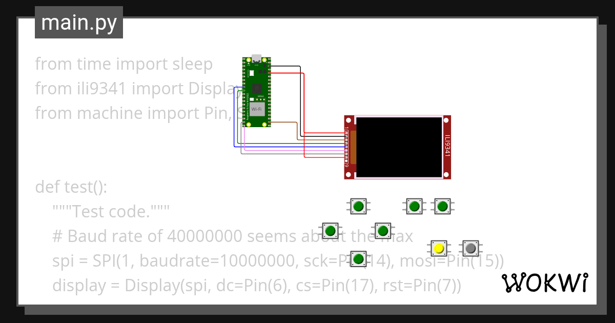 Pi Pico Handheld Project Wokwi Esp32 Stm32 Arduino Simulator