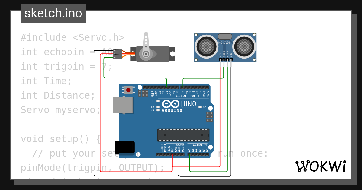 Barrier System Wokwi Esp32 Stm32 Arduino Simulator 
