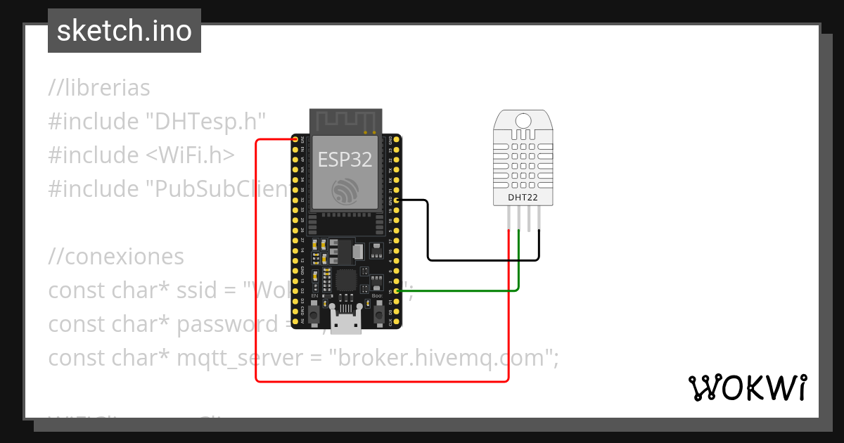 mqtt publish temperature (btg) - Wokwi ESP32, STM32, Arduino Simulator