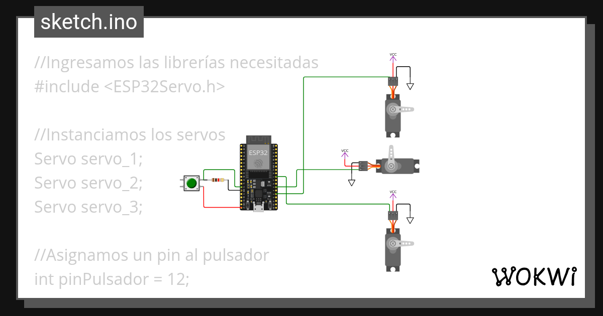 Simulación carro recolector - Wokwi ESP32, STM32, Arduino Simulator