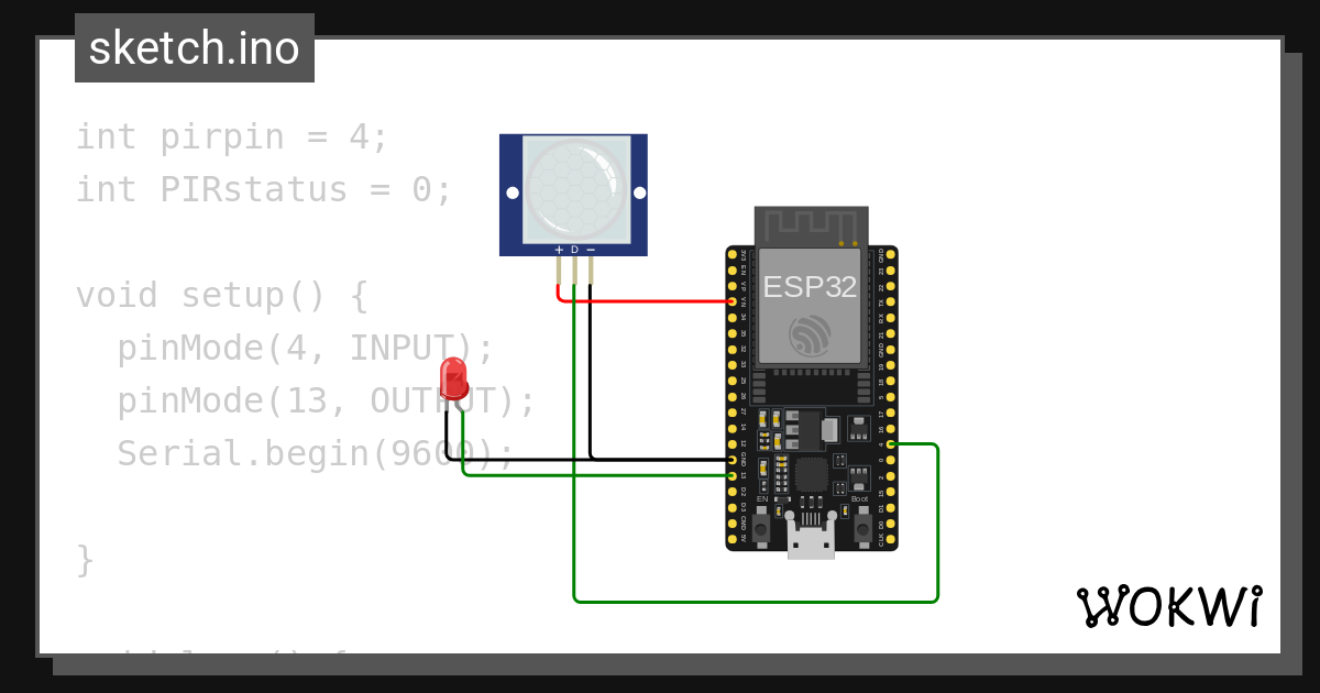 Led Dengan Esp322 Wokwi Esp32 Stm32 Arduino Simulator 7394