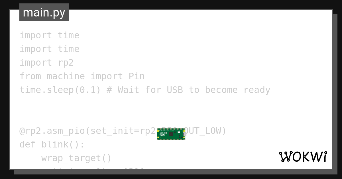 Raspipicomicropythonpal Wokwi Esp32 Stm32 Arduino Simulator 
