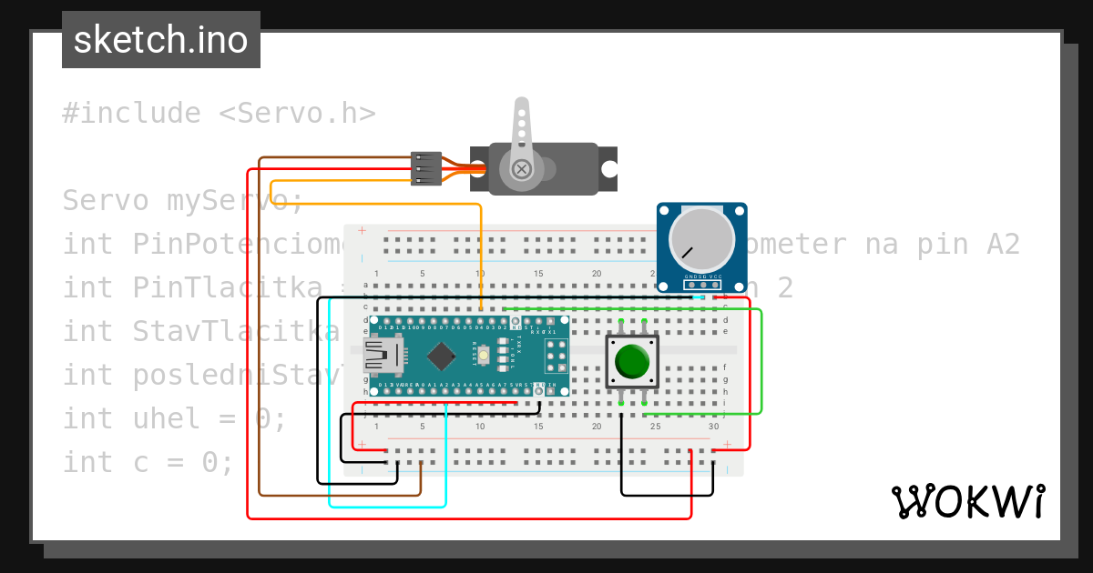 Servo Button Potenciometer Copy Wokwi Esp32 Stm32 Arduino Simulator