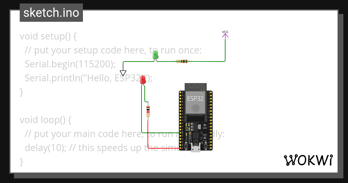 Lab 7_2 - Wokwi ESP32, STM32, Arduino Simulator