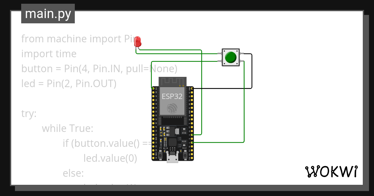 Btn Wokwi Esp32 Stm32 Arduino Simulator 