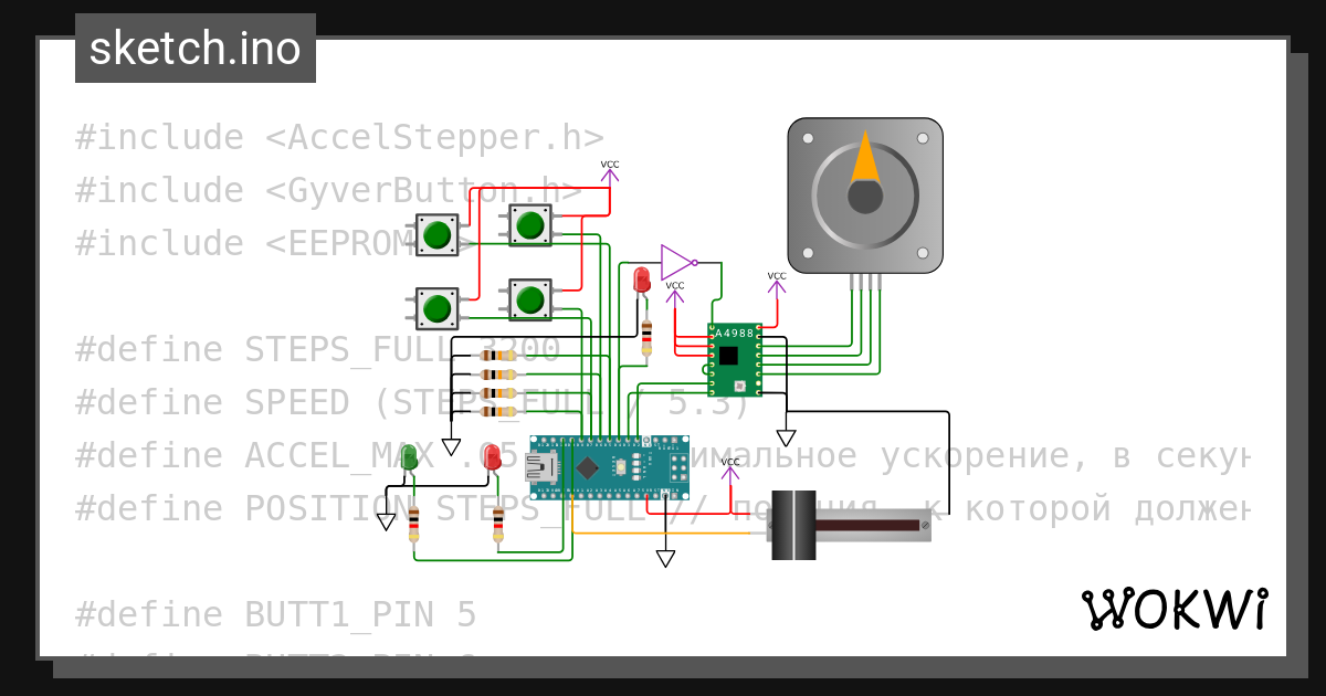 Stepper Test Wokwi Esp32 Stm32 Arduino Simulator 9787