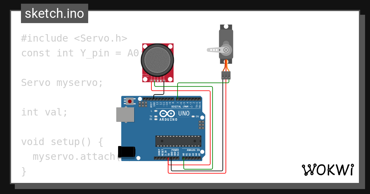 Servo Va Joystik Wokwi Esp32 Stm32 Arduino Simulator 4967