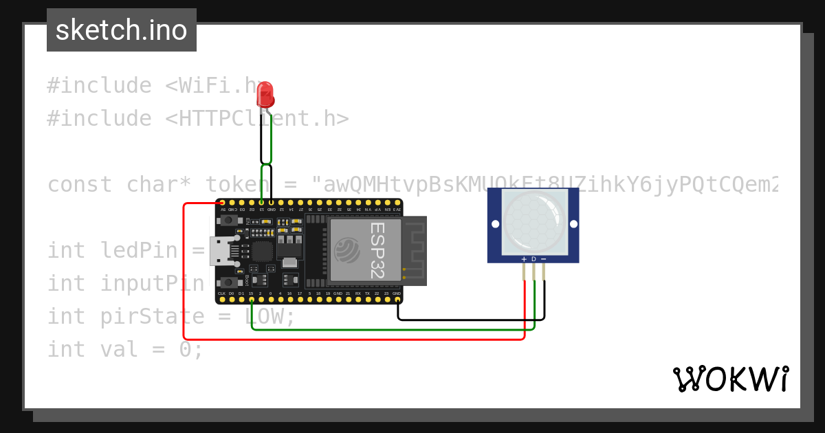 Pir Motion Wokwi Esp32 Stm32 Arduino Simulator 6833