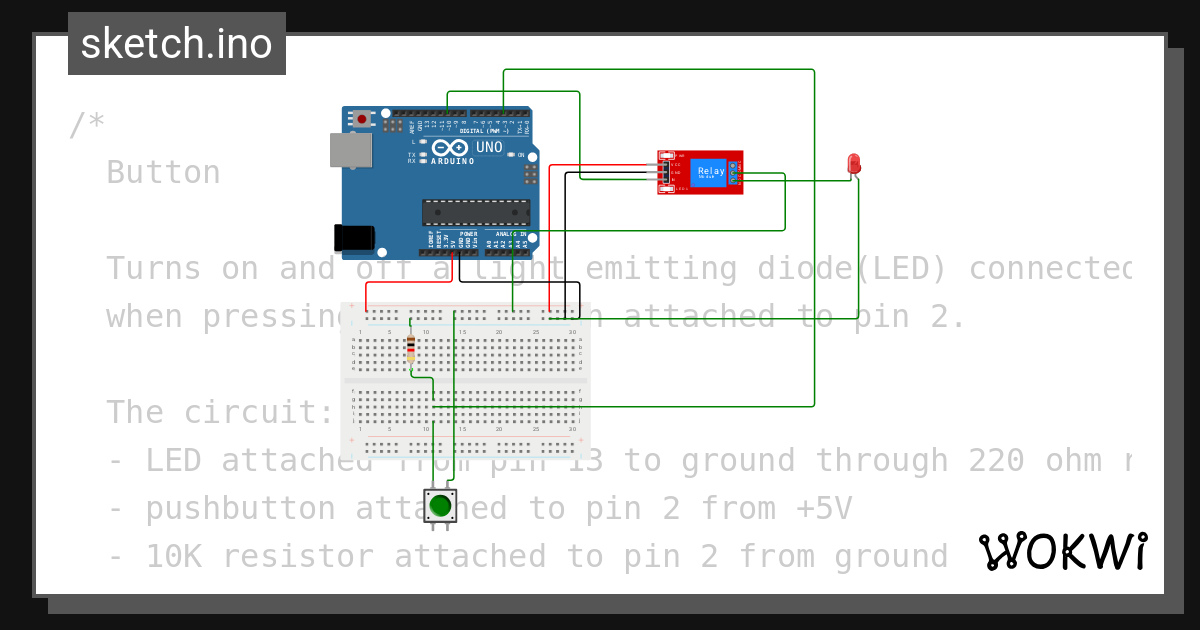 Ckt For Interfacing Relay Wokwi Esp32 Stm32 Arduino Simulator