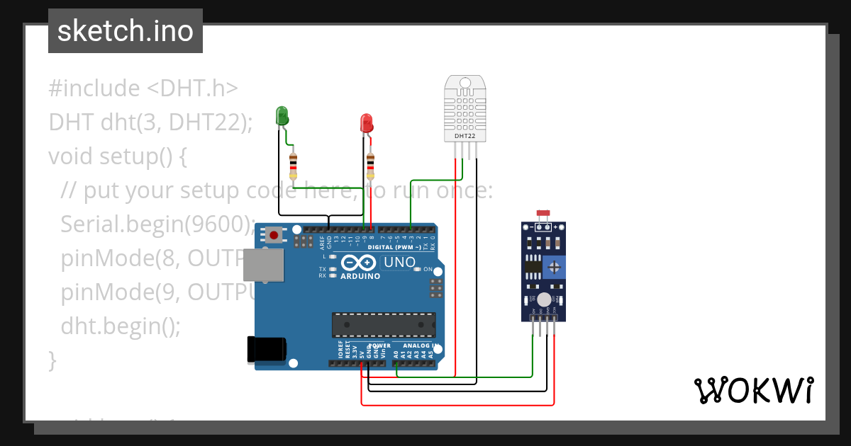 ex.5 - Wokwi ESP32, STM32, Arduino Simulator
