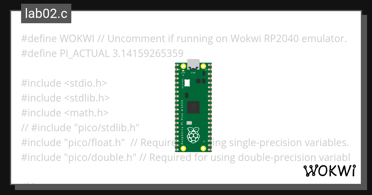lab02 - Wokwi ESP32, STM32, Arduino Simulator