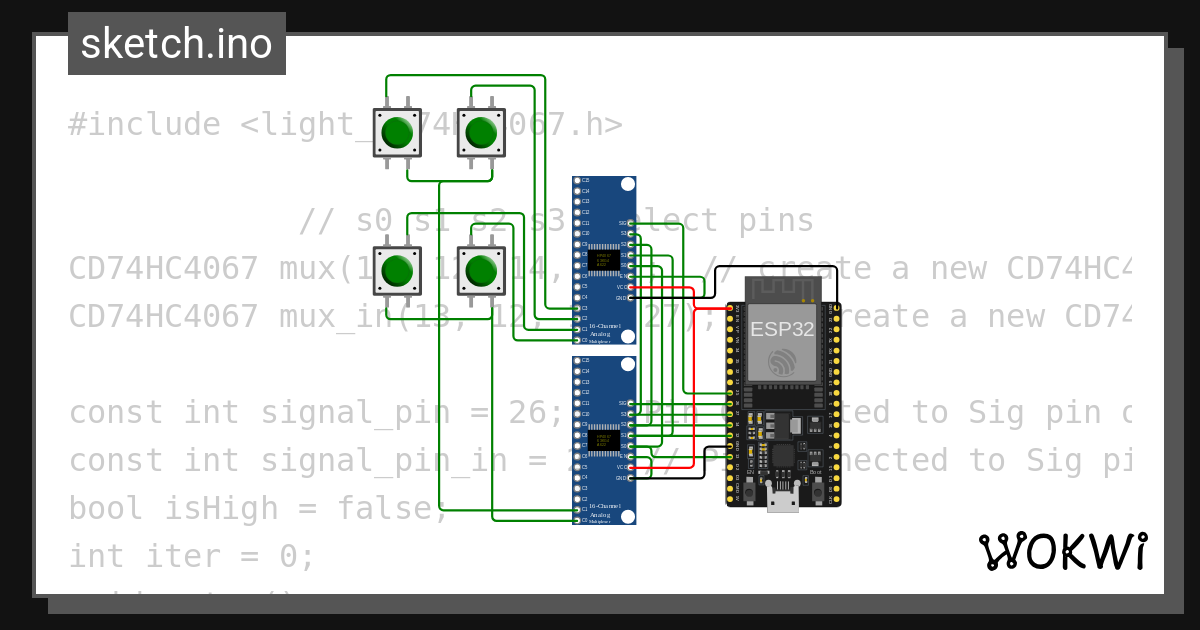 Matrix Wokwi Esp32 Stm32 Arduino Simulator 9209