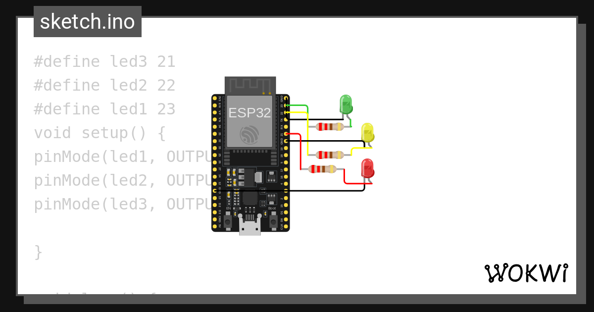Semaforo Copy Wokwi Esp32 Stm32 Arduino Simulator 7153