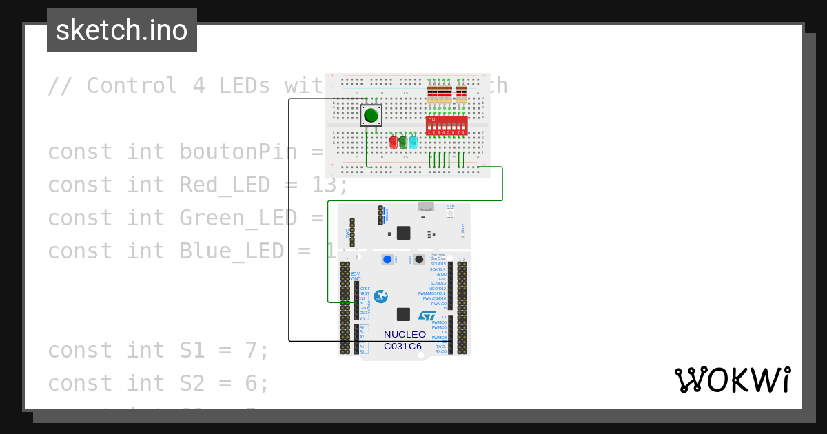 1ere Stimulation Copy Wokwi Esp32 Stm32 Arduino Simulator