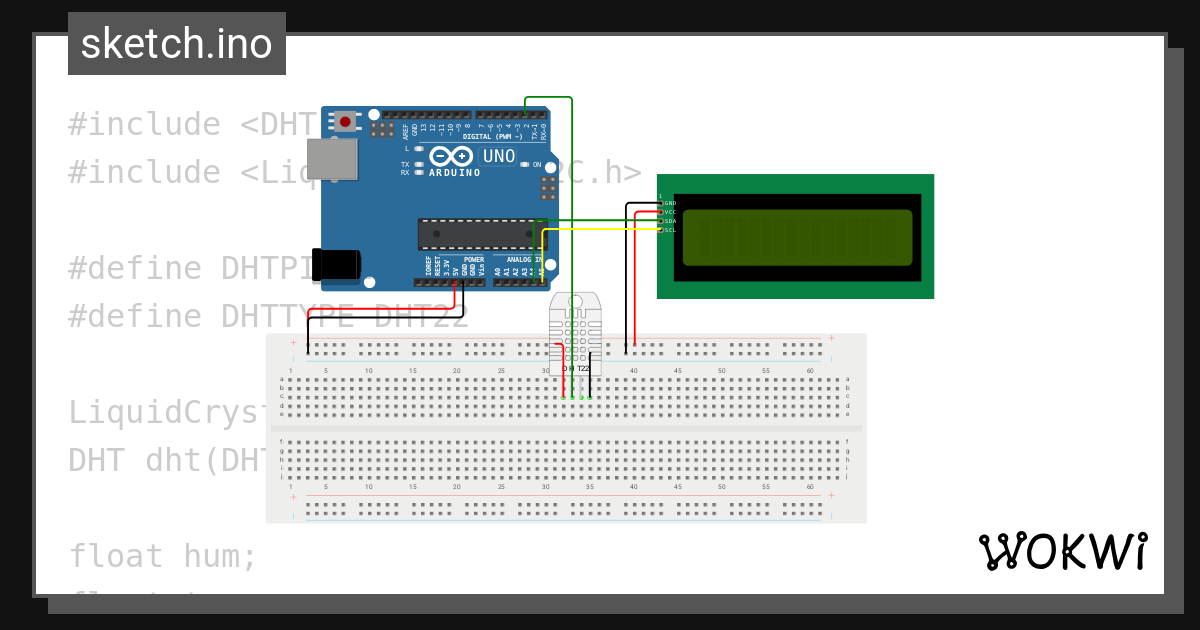 Sensore Di Umidità E Di Temperatura Wokwi Esp32 Stm32 Arduino Simulator