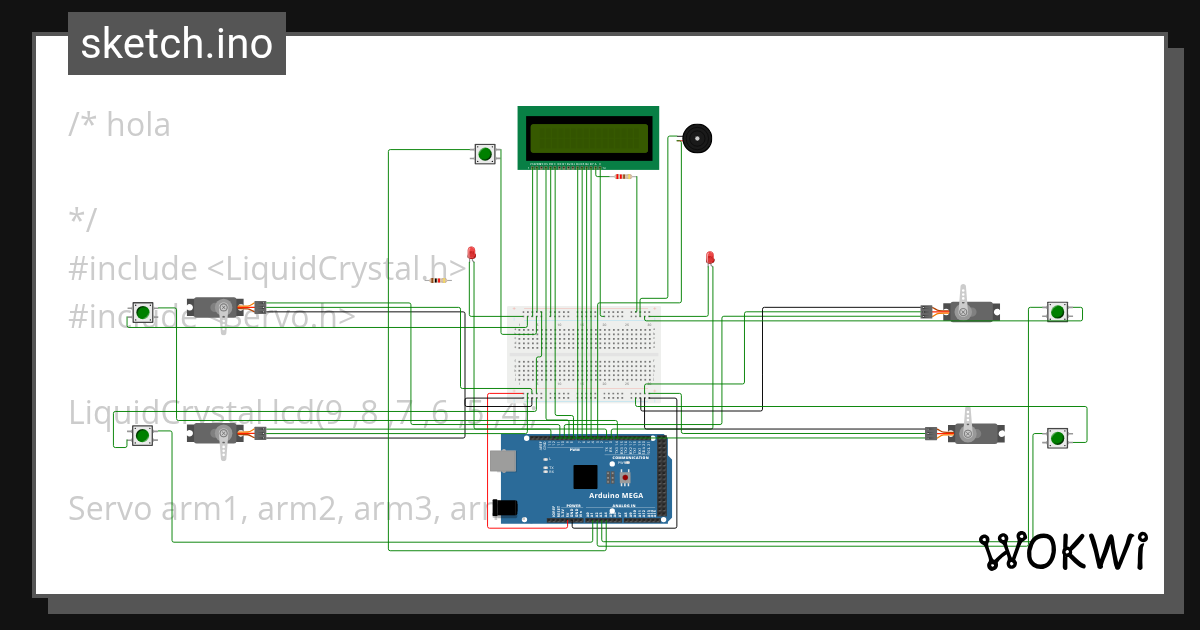 hola - Wokwi ESP32, STM32, Arduino Simulator