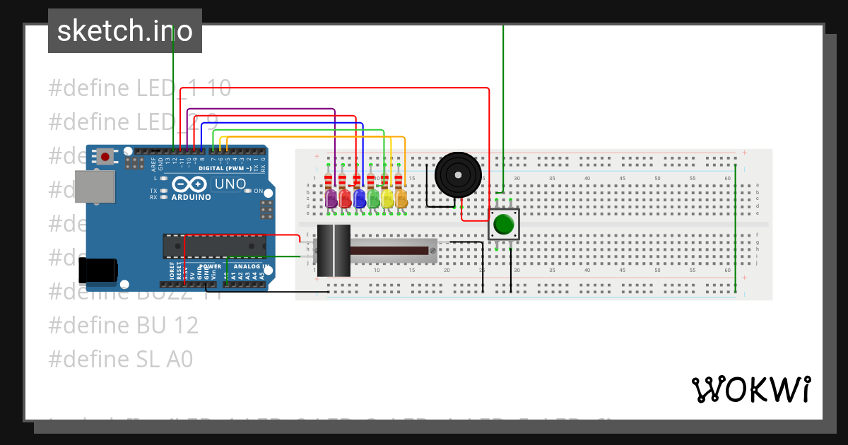 Project simulate car 2/8 1 10 - Wokwi ESP32, STM32, Arduino Simulator