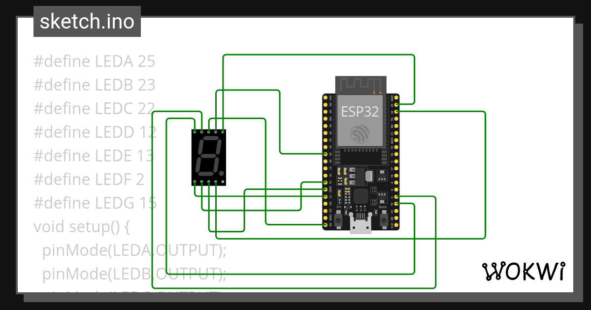exp2 - Wokwi ESP32, STM32, Arduino Simulator