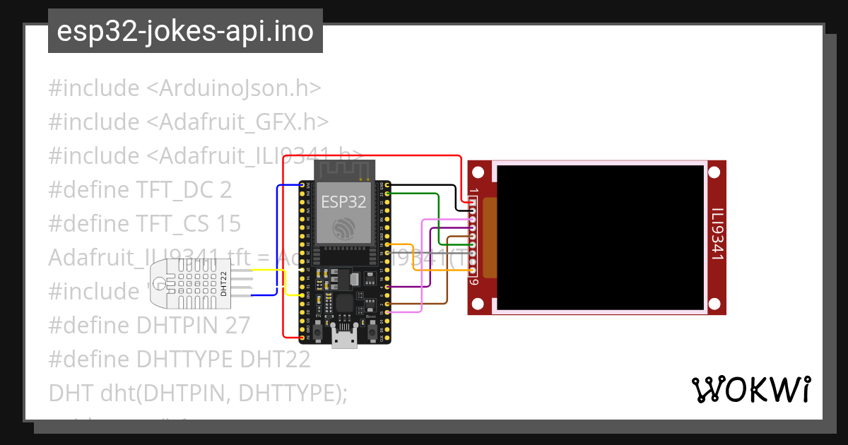 SPI-DISPLAY-INTERFACE - Wokwi ESP32, STM32, Arduino Simulator
