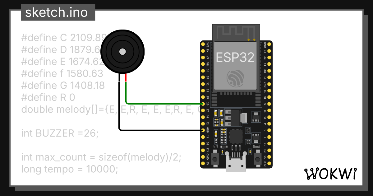 Wokwi Online ESP32 STM32 Arduino Simulator