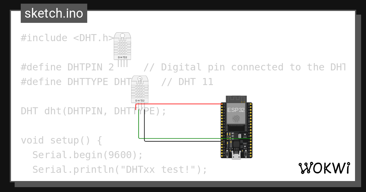 Temphum Wokwi Esp32 Stm32 Arduino Simulator 9255