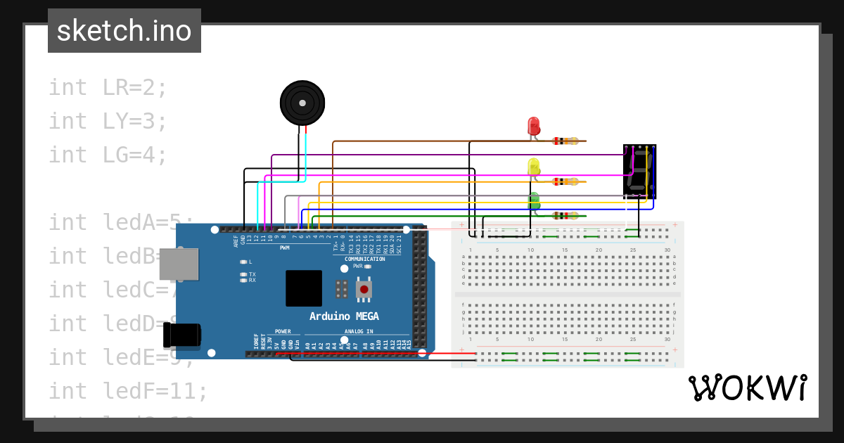 Tricolor Light Wokwi Esp32 Stm32 Arduino Simulator 8139