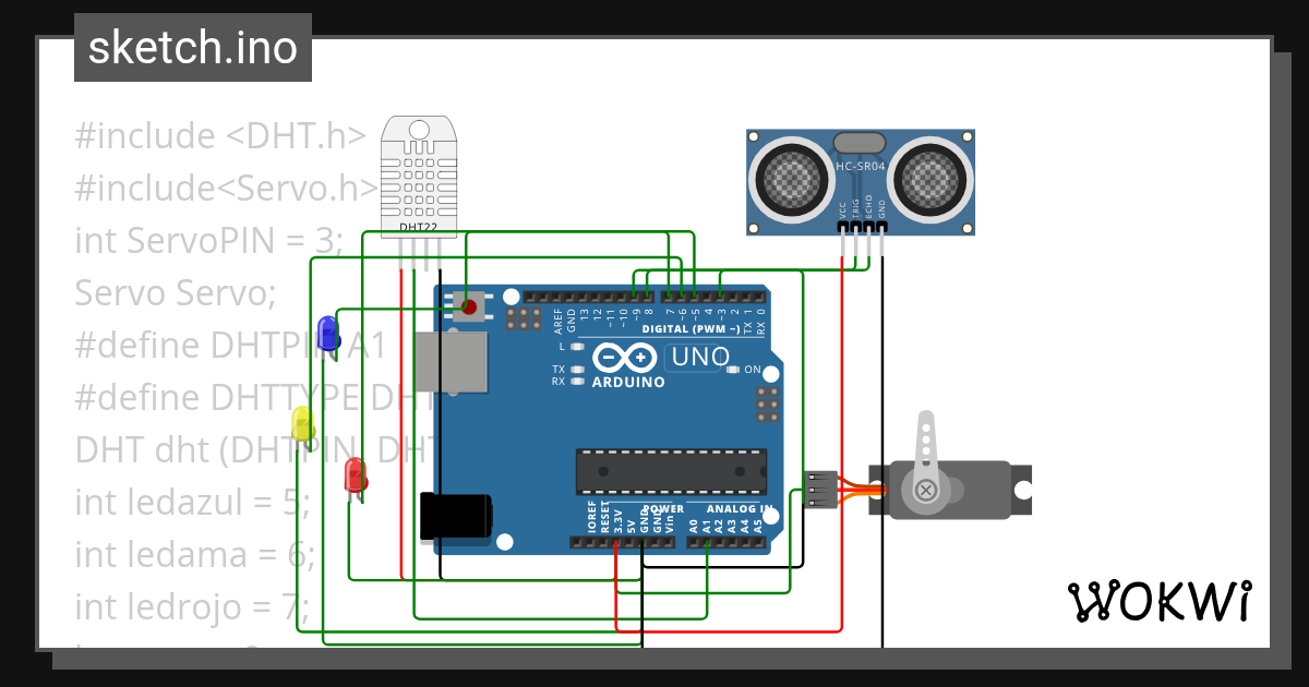 proyecto 2 - Wokwi ESP32, STM32, Arduino Simulator