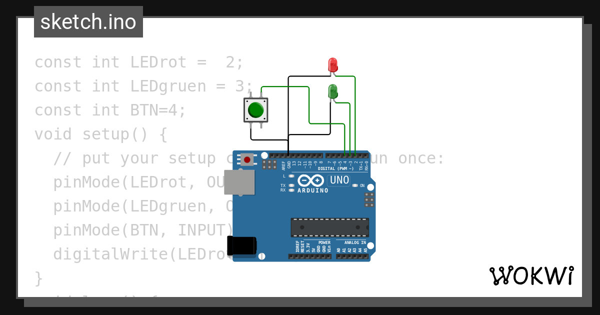 Fußgängerampel Wokwi Esp32 Stm32 Arduino Simulator 