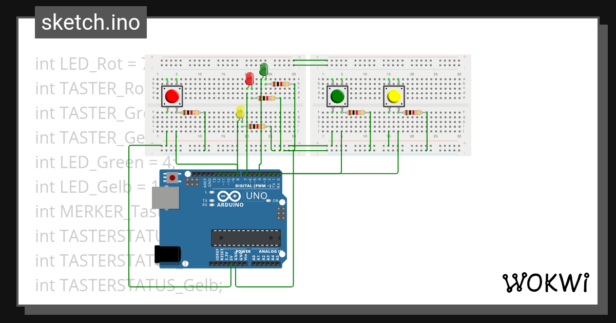LEd bbs - Wokwi ESP32, STM32, Arduino Simulator