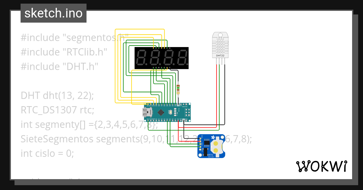Segment Wokwi Esp32 Stm32 Arduino Simulator 1260