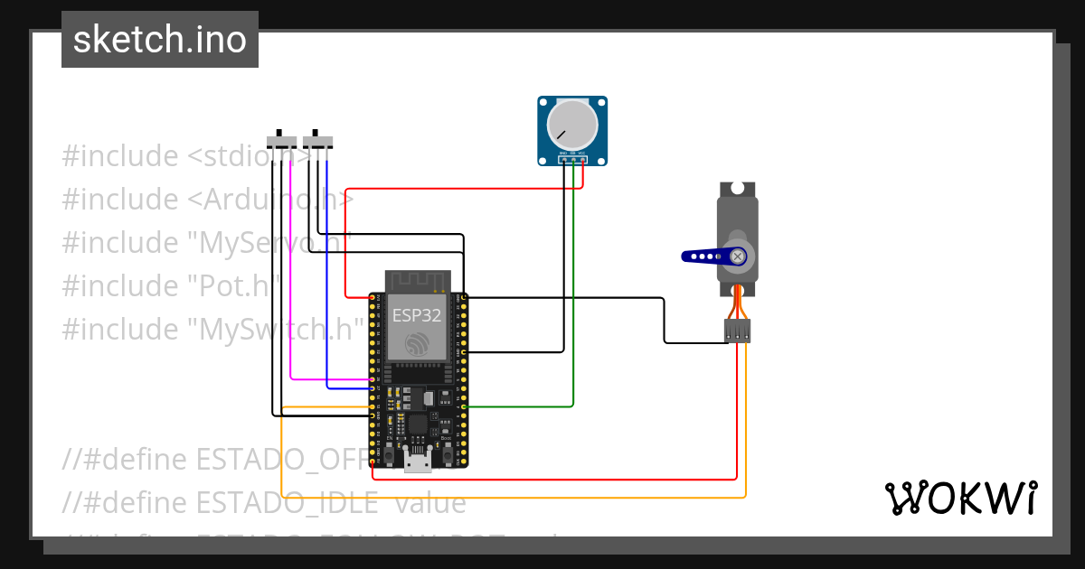 Practica 1_potenciometro+servo - Wokwi ESP32, STM32, Arduino Simulator