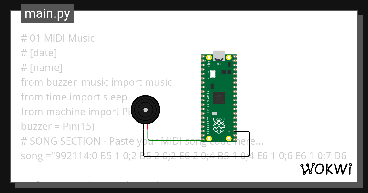 Midifileplayernot Working Copy Wokwi Esp32 Stm32 Arduino Simulator 