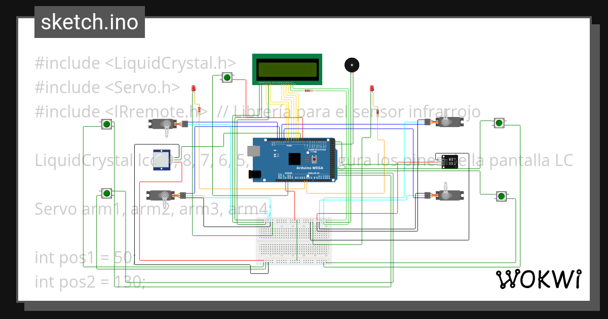 Pinball MIcroProcesadores Count/Sensor/LCD Copy (2) - Wokwi ESP32, STM32, Arduino Simulator