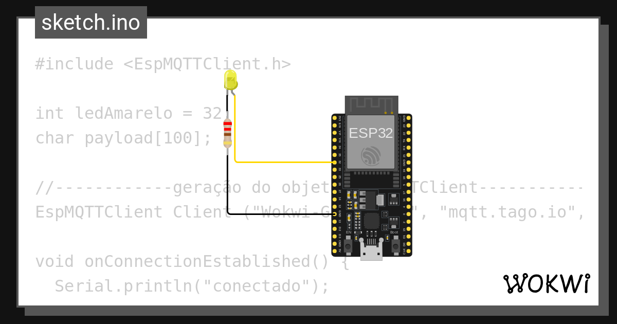 Button Dash Wokwi Esp32 Stm32 Arduino Simulator 
