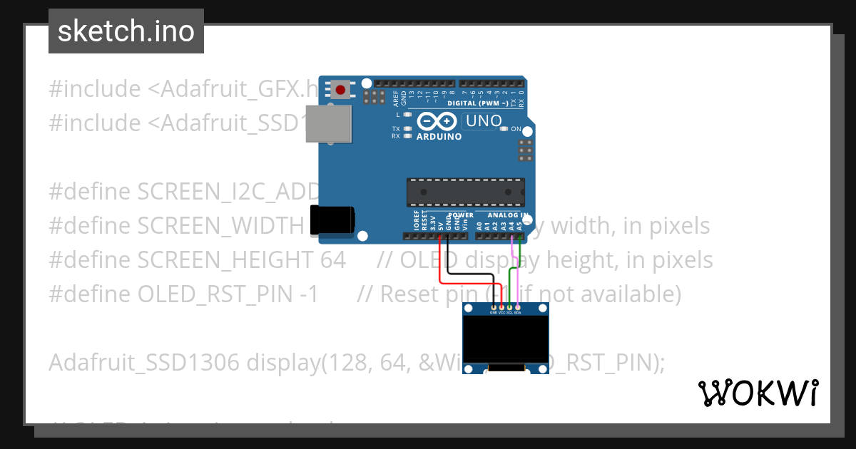 Animation OLED 128 64 Copy - Wokwi ESP32, STM32, Arduino Simulator