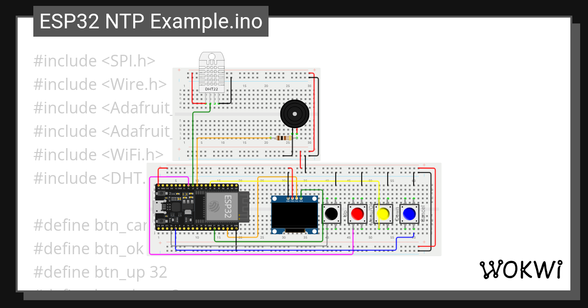ESP32 NTP Example.ino Copy - Wokwi ESP32, STM32, Arduino Simulator