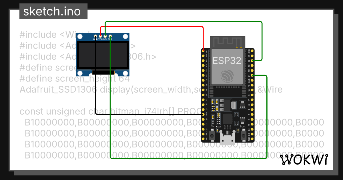 oled bitmap Copy - Wokwi ESP32, STM32, Arduino Simulator