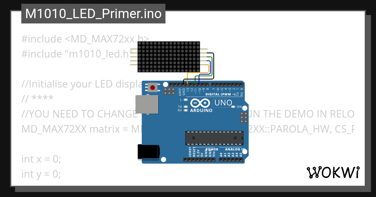 M1010_LED_ - Wokwi ESP32, STM32, Arduino Simulator